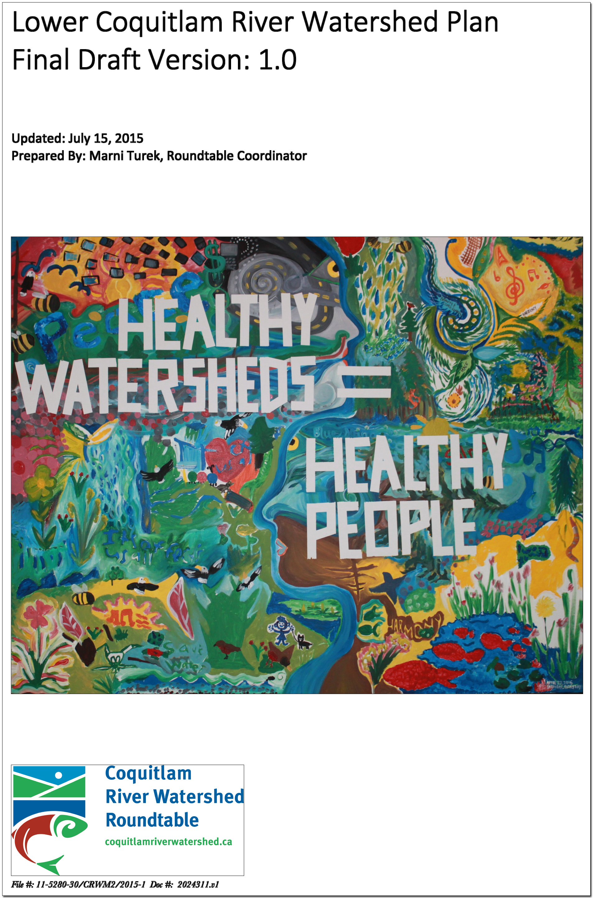 Watershed Plan – Coquitlam River Watershed Society